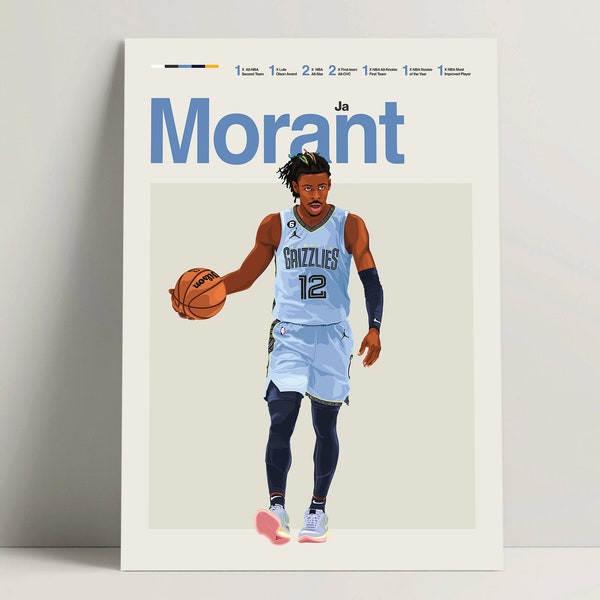 Ja Morant Poster - Etsy