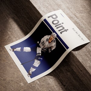 Brayden Point Poster, Hockey Poster, Modern Hockey Print, Minimalist ...