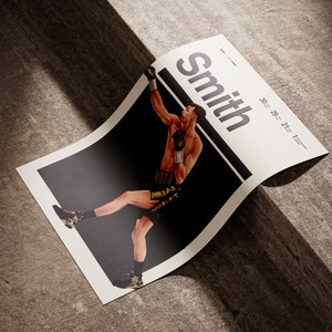 Callum Smith Poster, Boxing Poster, Modern Boxing Print, Minimalist ...