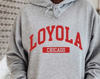 Loyola Chicago Sweatshirt, College Sweatshirt, University Hoodie, Gift ...