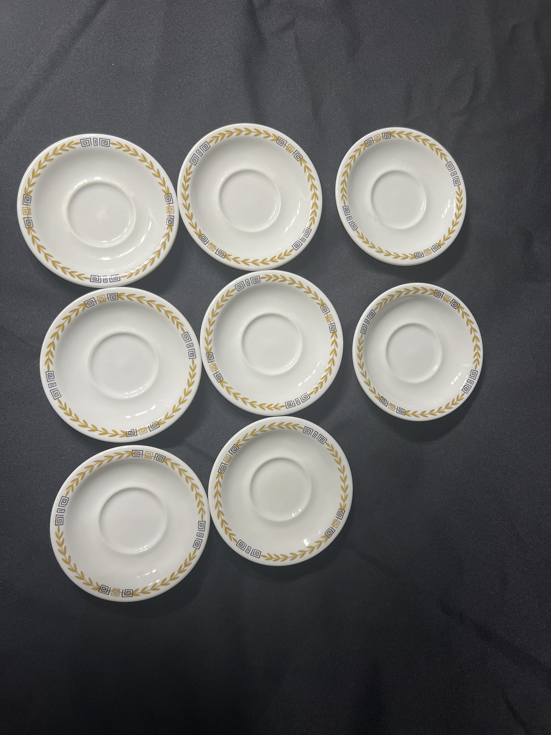 Vintage Shenango China Restaurant Ware Saucers Set of 8 - Etsy