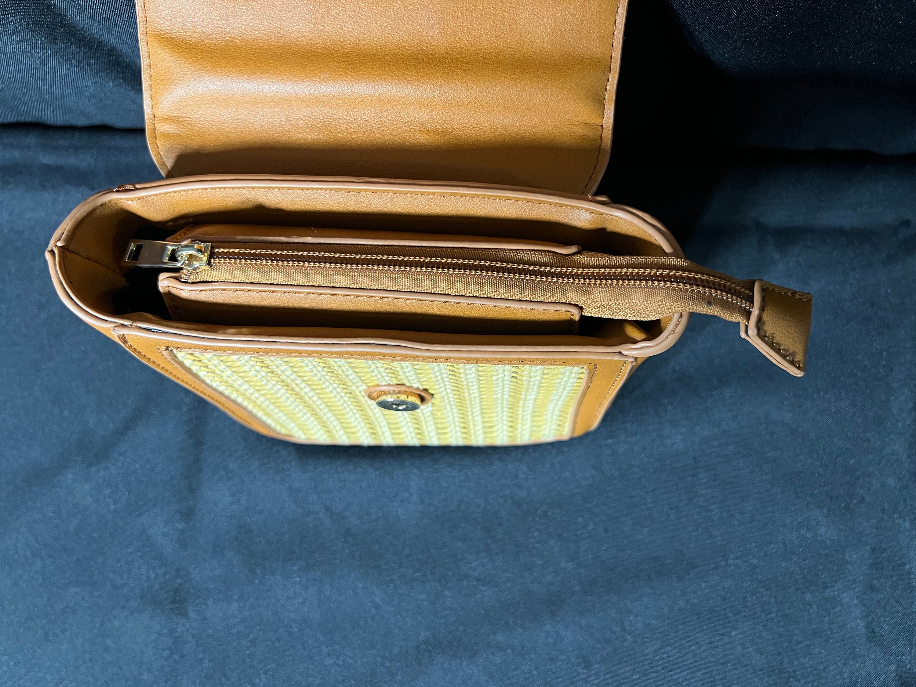 Malibu Skye Vegan Woven Crossbody Bag Wicker Handle Peta Approved - Etsy