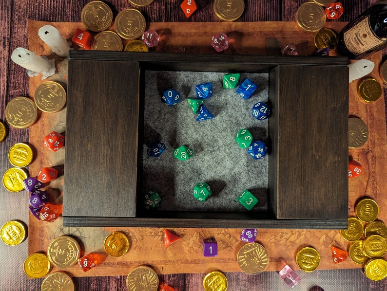 Dnd Dice Tray, Dice Holder, Dice Vault, Dice Box, Perfect Dnd Gift ...