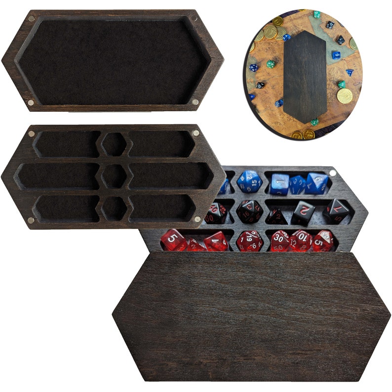Large Box for DND Dice With the Possibility of Personalization, Dnd ...