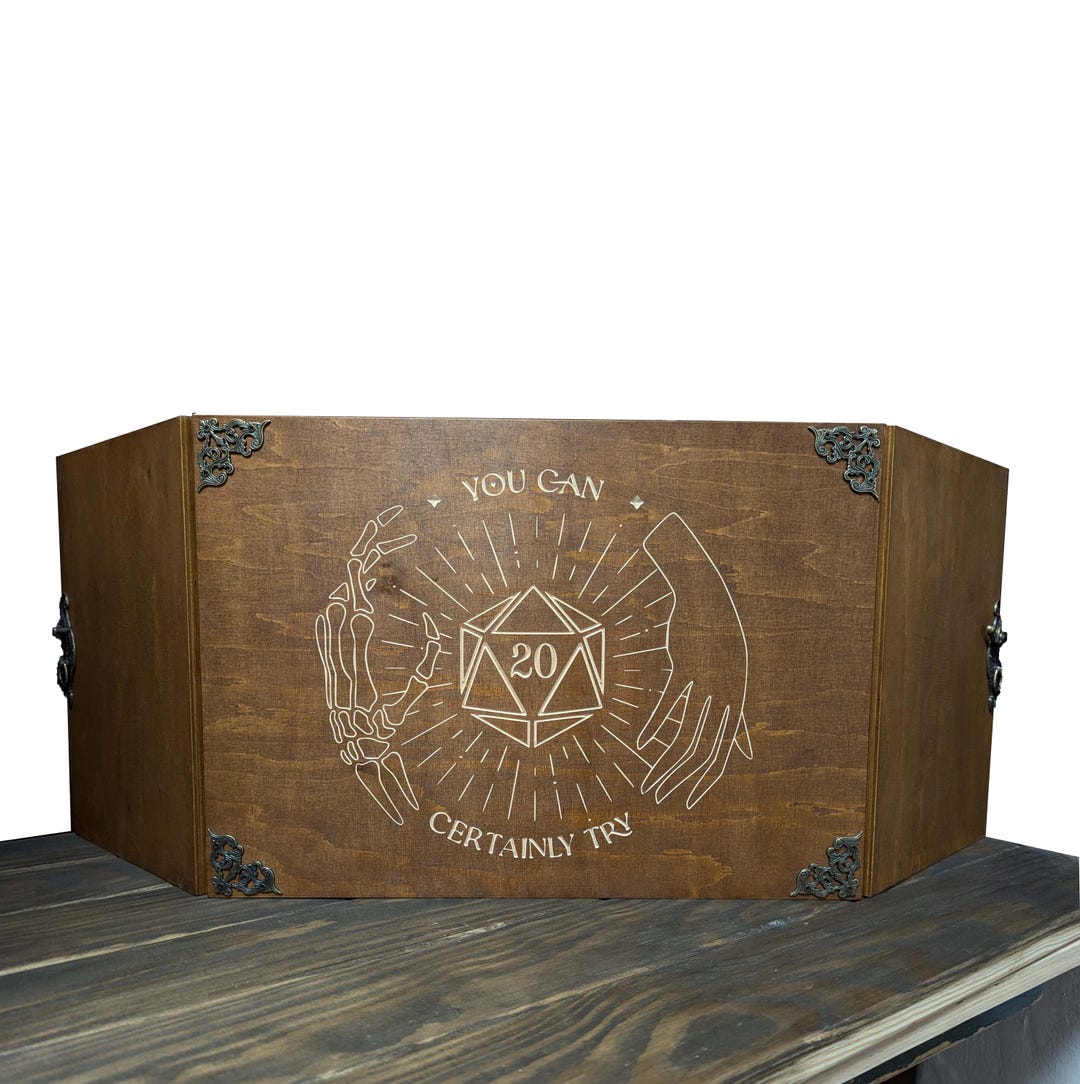 Personalized Wooden Dungeon Master Screen: Magnetic RPG D&D DM Screen ...