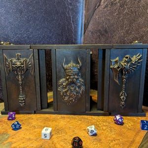 DND Rolling Tower and Dice Storage, Personalized Design, Tabletop RPG ...