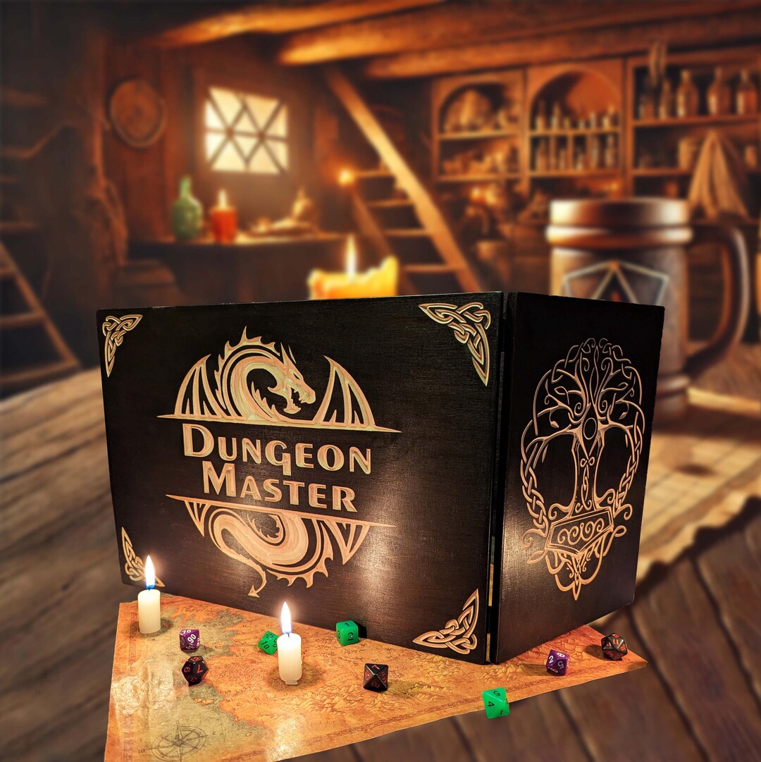 DM Screen, Game Master Screen, Perfect Dnd Gift for RPG Fans, Gift for ...