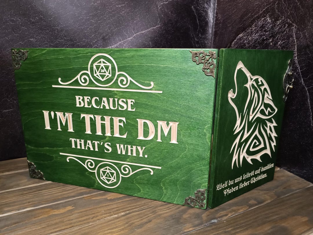 Personalized Wood DM Screen: Dungeons and Dragons Game Master Accessory ...