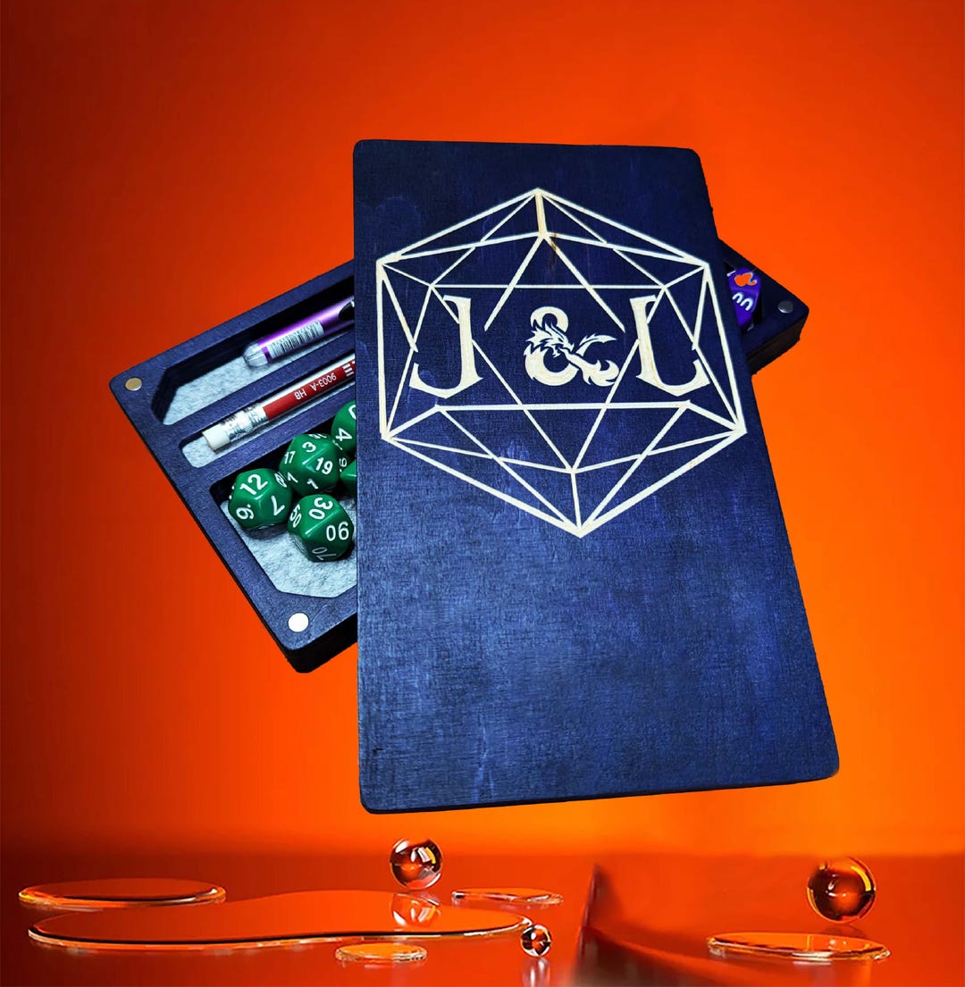 DND Dice Tray Dice Box With Unique Design Perfect Gift for D&D Fans DND ...