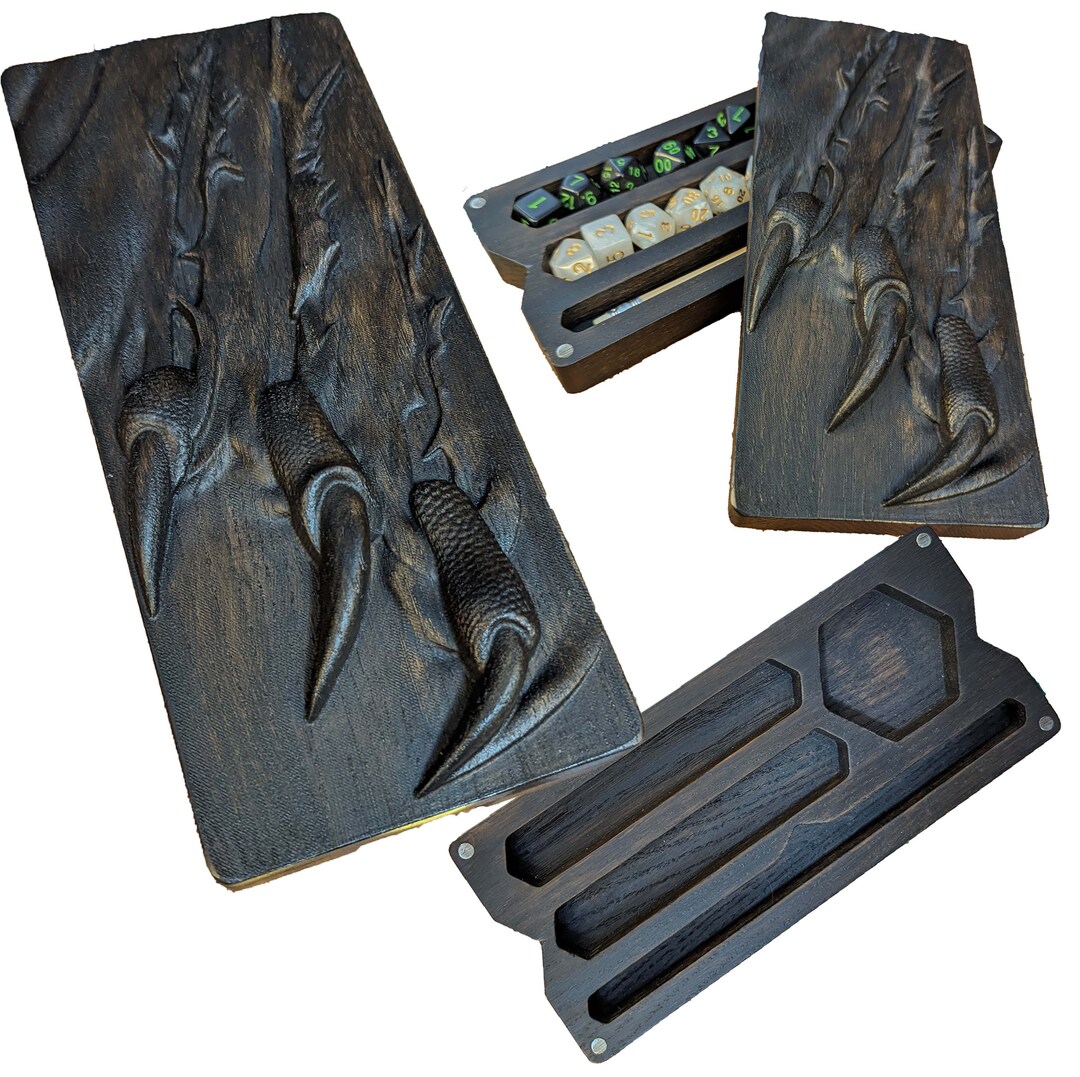 Dnd Dice Tray With Unique Design Engraved Gift Dice Box Dnd Gift Dnd ...