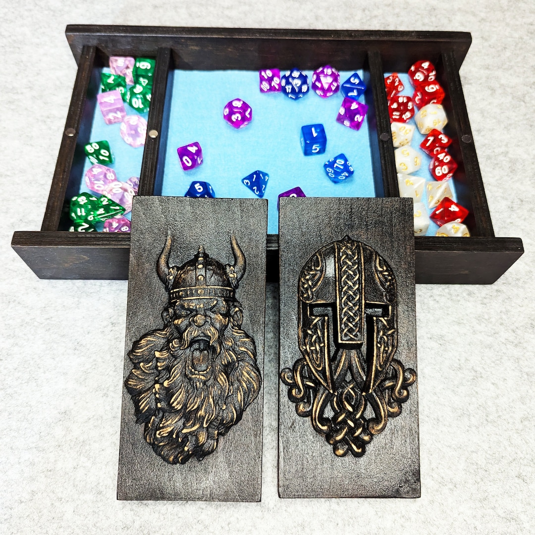 DND Dice Storage Dungeons and Dragons, Dice Case Box Storage Tray With ...