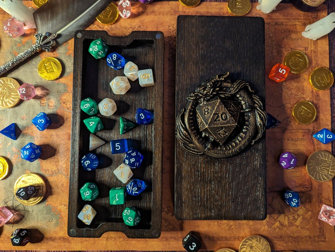 Original Dnd Vault and Dice Holder Dnd Dice Case Personalized DND Dice ...