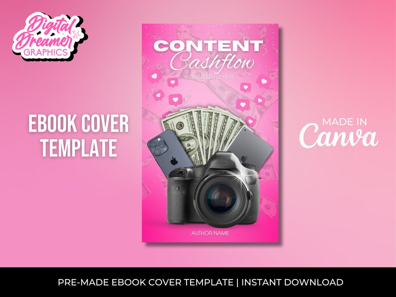 Ebook Cover Template | Influencer Editable Ebook | Boss Babe | Manual ...