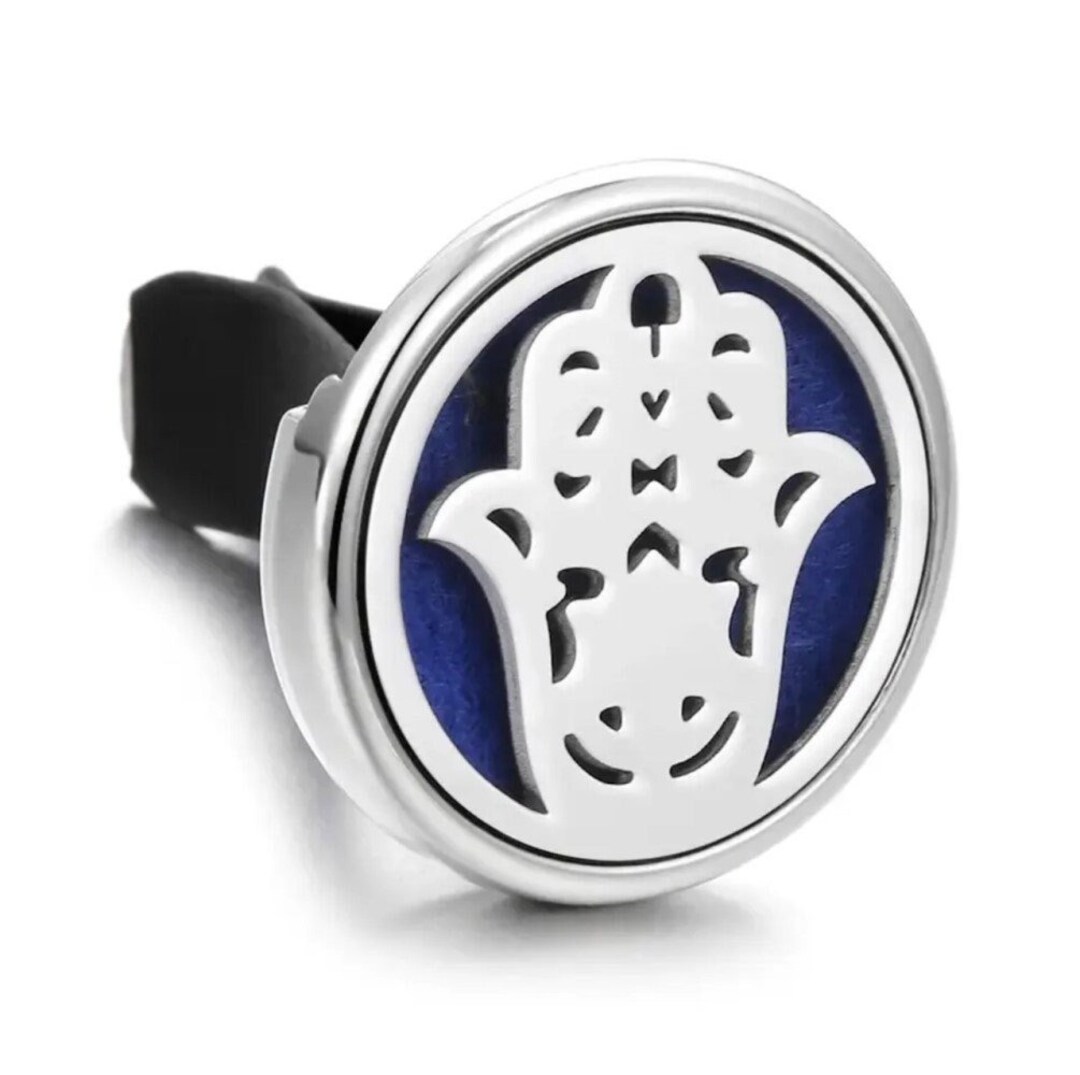 Hamsa Car Vent Clip Essential Oil Diffuser With 10ml Oil - Etsy