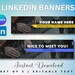 Linkedin Banner Template for Software Engineer Linkedin Cover ...