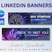 Linkedin Banner Template for IT Project Manager Linkedin Cover ...