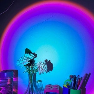 Sunset Lamp USB, Sunset Projector Night Lamp [BLUE SUNSET] - Etsy