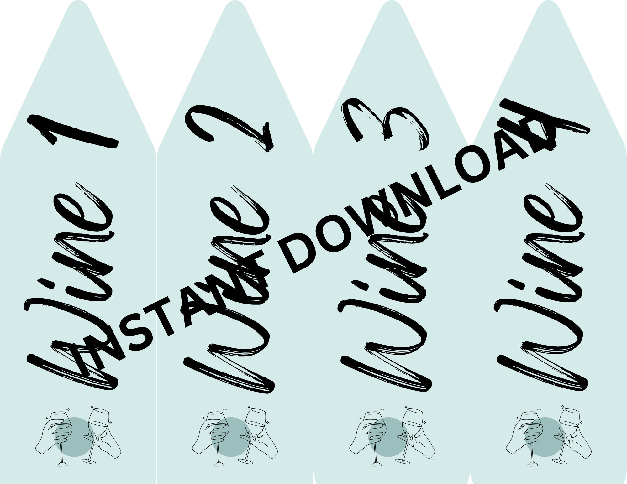 Printable Blind Wine Tasting Party Game - Host Your Own DIY Wine ...