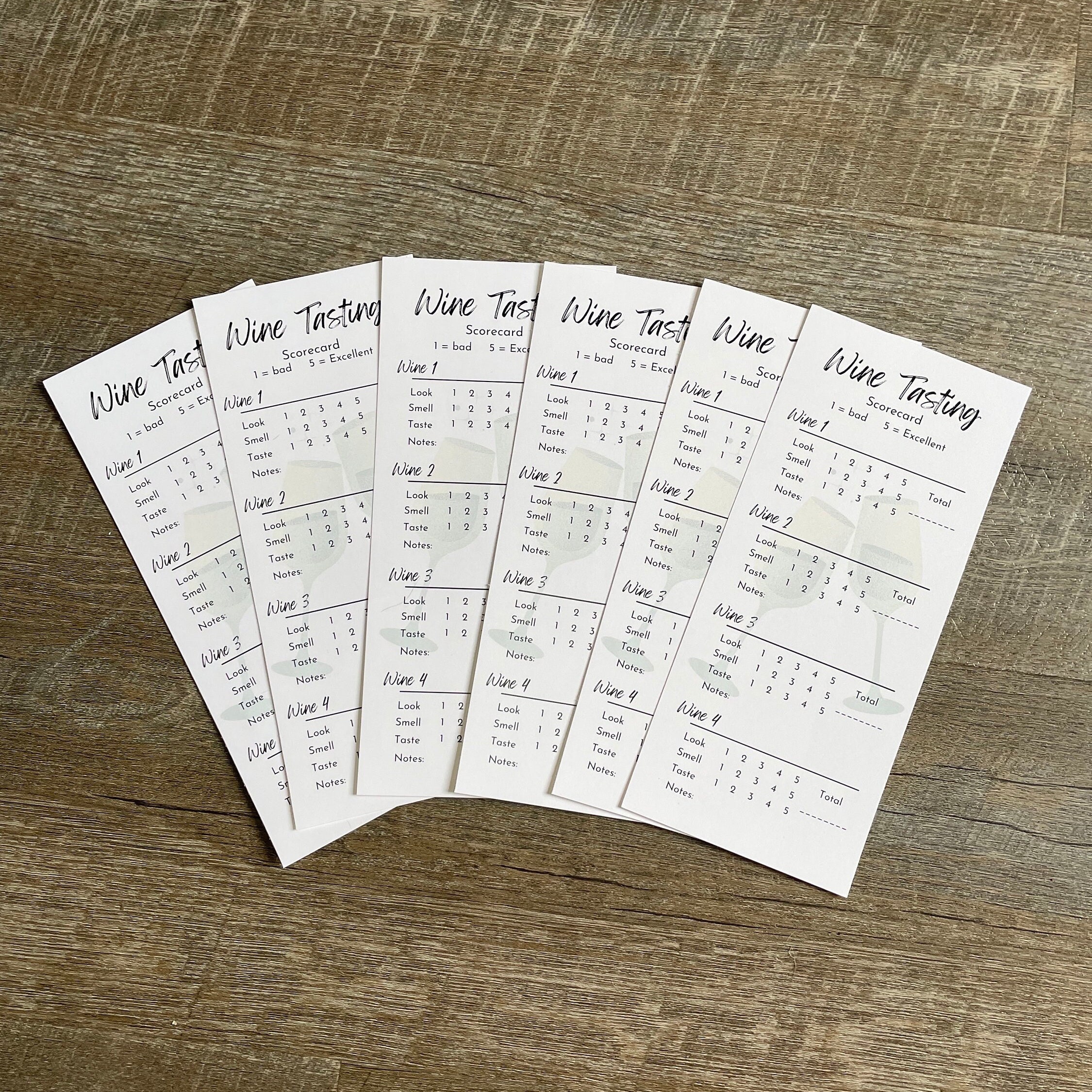 Wine Tasting Kit - DIY Wine Tasting Party at Home Kit - Etsy