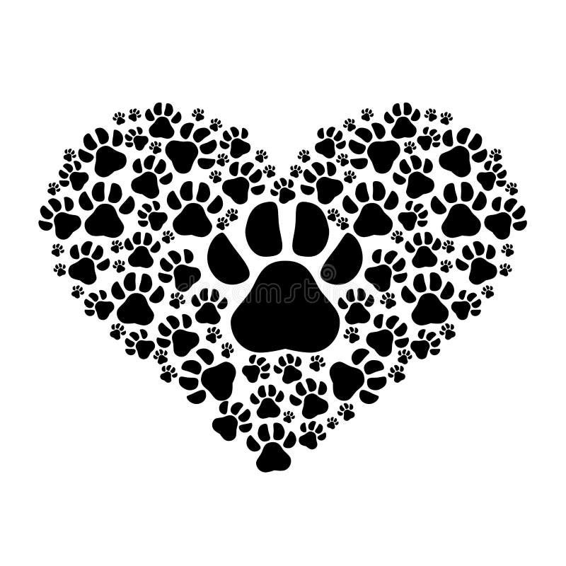 Dog Paw Print SVG Cut File: Animal Silhouette (digital Download) - Etsy