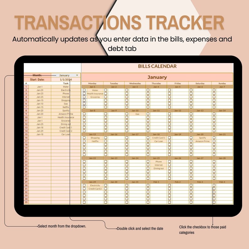 Minimalistic Budget Template: Track & Record Expenses With Our Ultimate ...