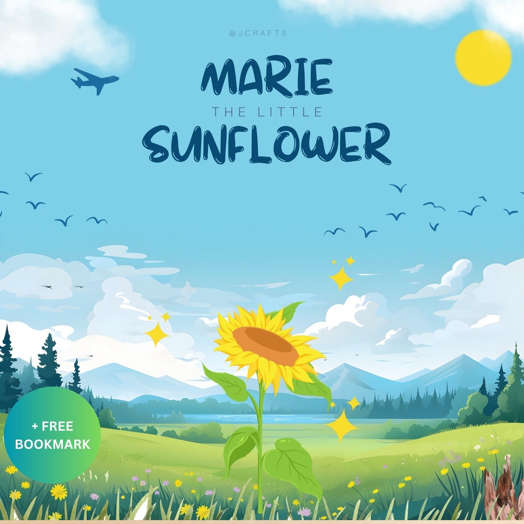 Marie the Little Sunflower, Story Book for Kids, Children Bed-time ...