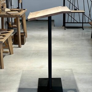 Christian Lectern With Handcrafted Wood and Metal Design for Church ...