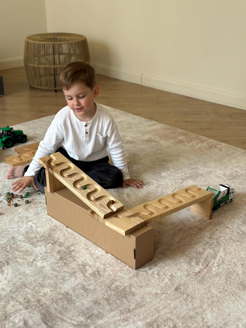 Marble Run SVG File for Laser Cutting Marble Run Race Digital File for ...