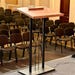 Church Lectern With Metal Base, Ash Wood Pulpit Stand, Wooden Podium ...