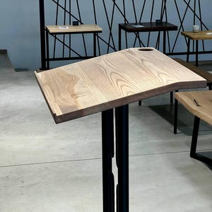 Christian Lectern With Handcrafted Wood and Metal Design for Church ...