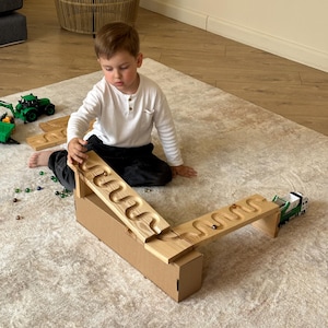 Marble Run Race Montessori – Developmental Track for Kids Age Gift ...