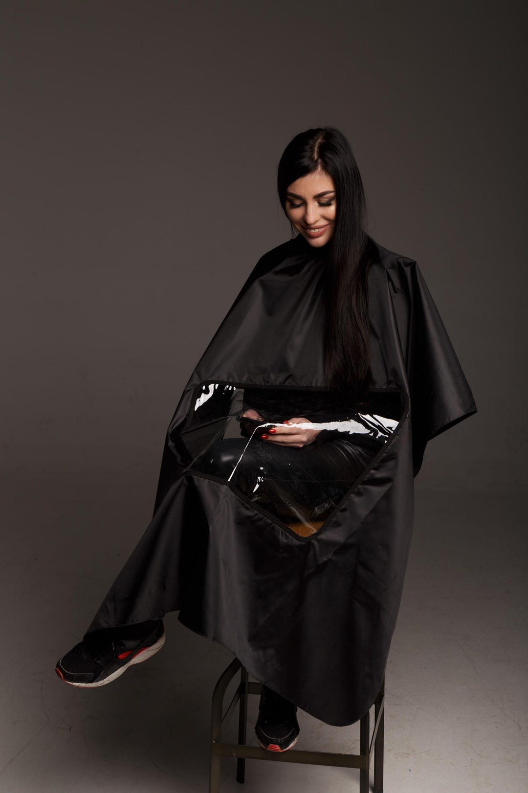 Waterproof Salon Cape With Clear Window, Hair Stylist Smock - Etsy