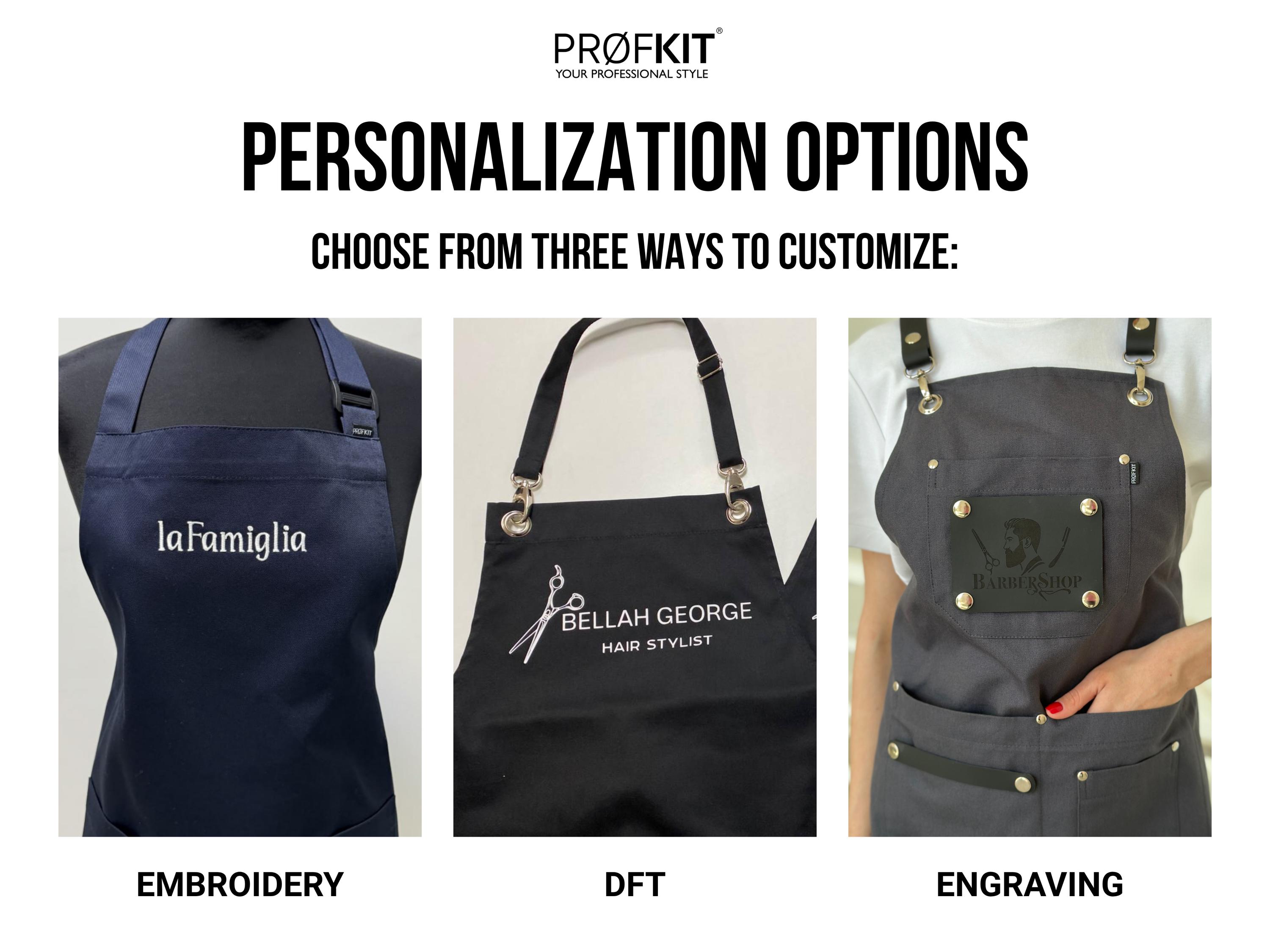 Handmade Custom Apron for Men Premium Snap - Personalized Chef and BBQ ...