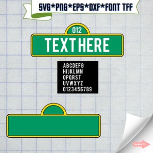 Sesame Street Sign - Etsy