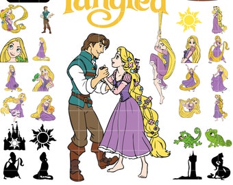 Rapunzel SVG Bundle, Tangled Svg, Rapunzel Svg Files for Cricut and ...