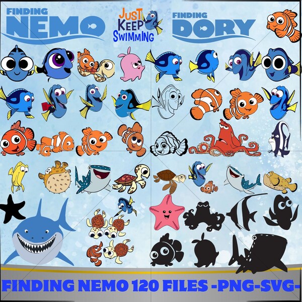 Nemo Svg - Etsy