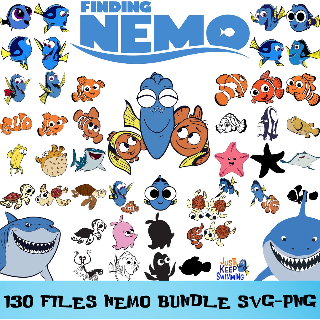 Nemo PNG, Nemo SVG, Nemo Clipart, Dory SVG, Dory Png, Dory Clipart ...