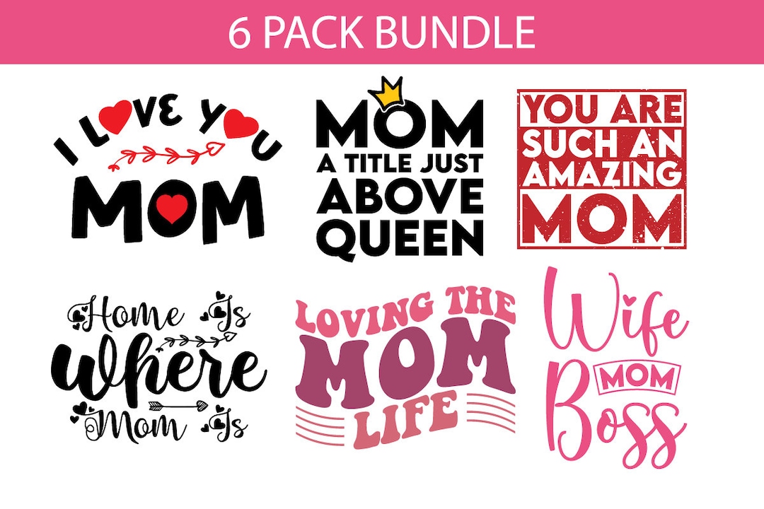 Muttertag SVG Bundle, Mama Leben svg, Muttertag, Mama svg, Mama und Me ...
