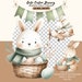 Cute Easter Bunny Clipart, Boho Bunny Clipart, Pastel Watercolor ...