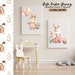 Cute Easter Bunny Clipart, Boho Bunny Clipart, Pastel Watercolor ...