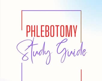 Phlebotomy Basics Study Guide - Etsy