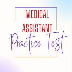 Medical Assistant Practice Test - Etsy