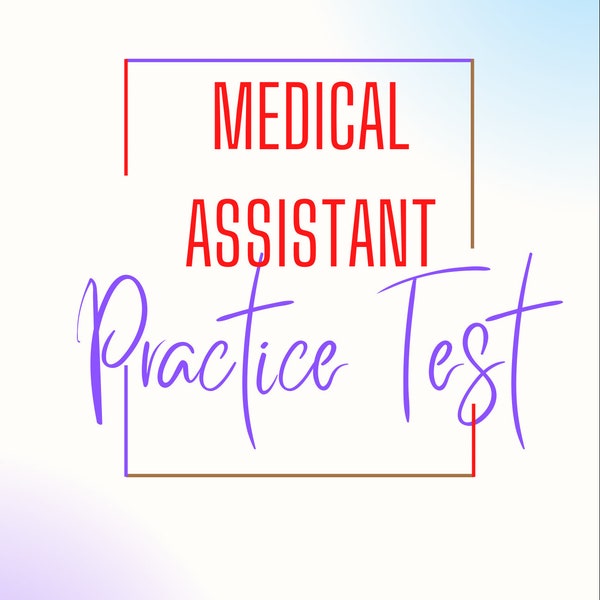 Medical Assistant Test Guide - Etsy