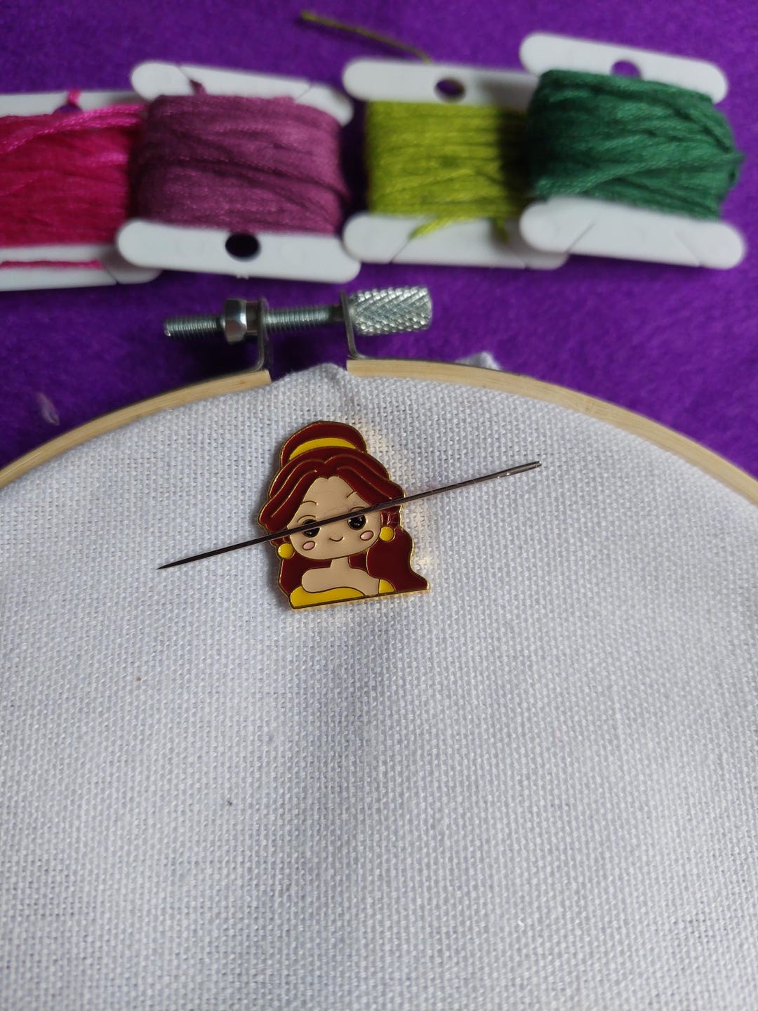 Beauty and the Beast Princess Magnetic Needle Minder for Needlework ...