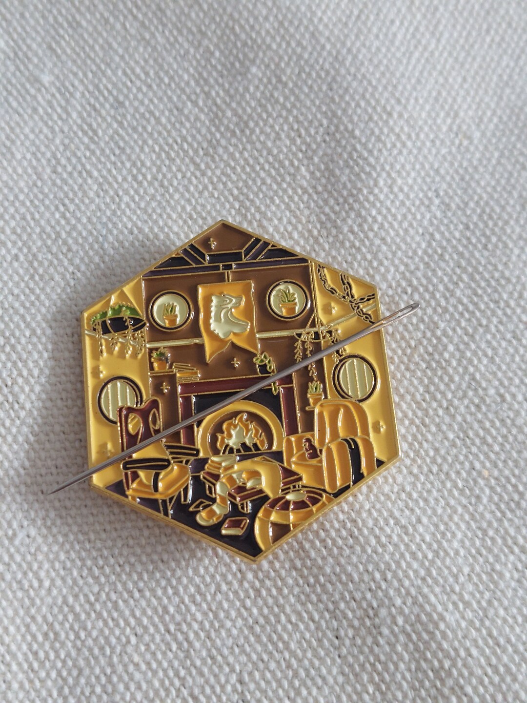 Harry Potter Hufflepuff House Magnetic Needle Minder for Cross Stitch ...