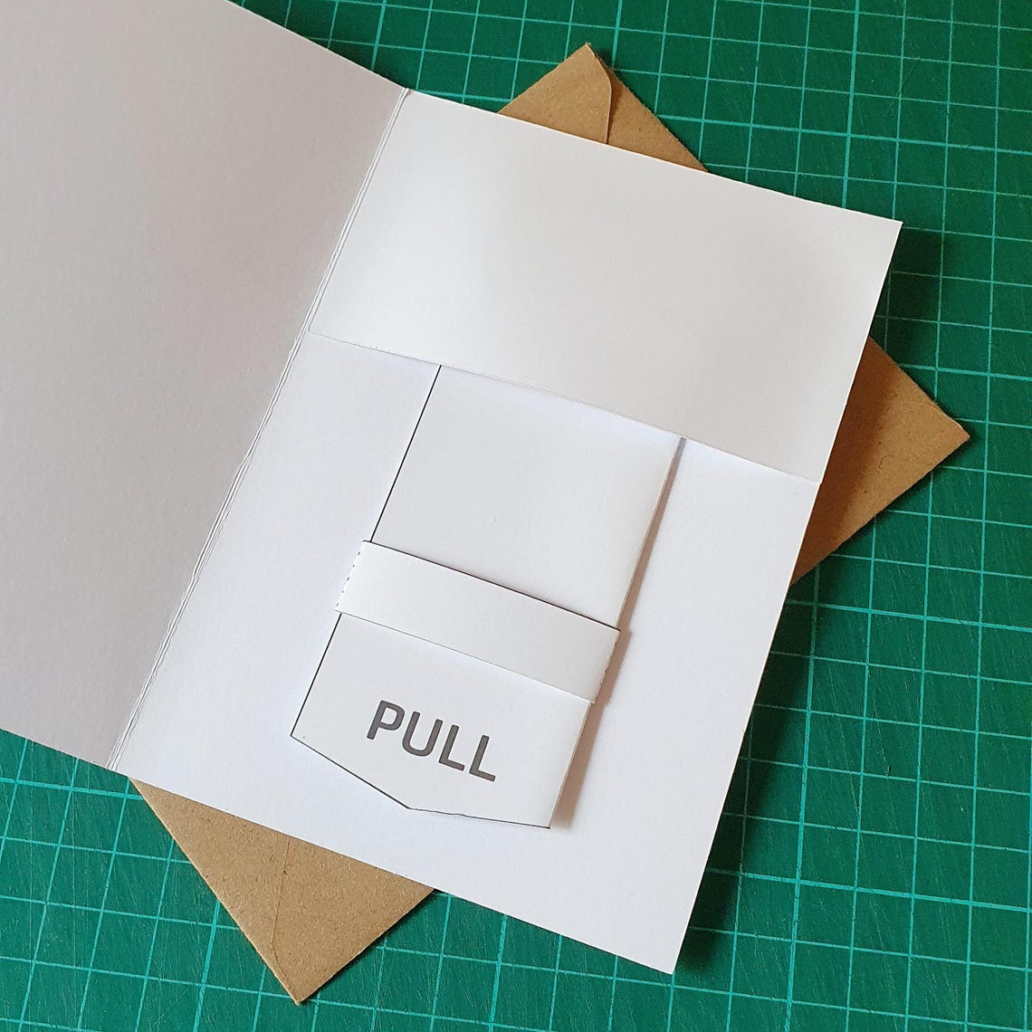 Flip-over and Reveal Pull Tab Pop-up Card Mechanism - DIY Pop-up Card Template as Digital ...
