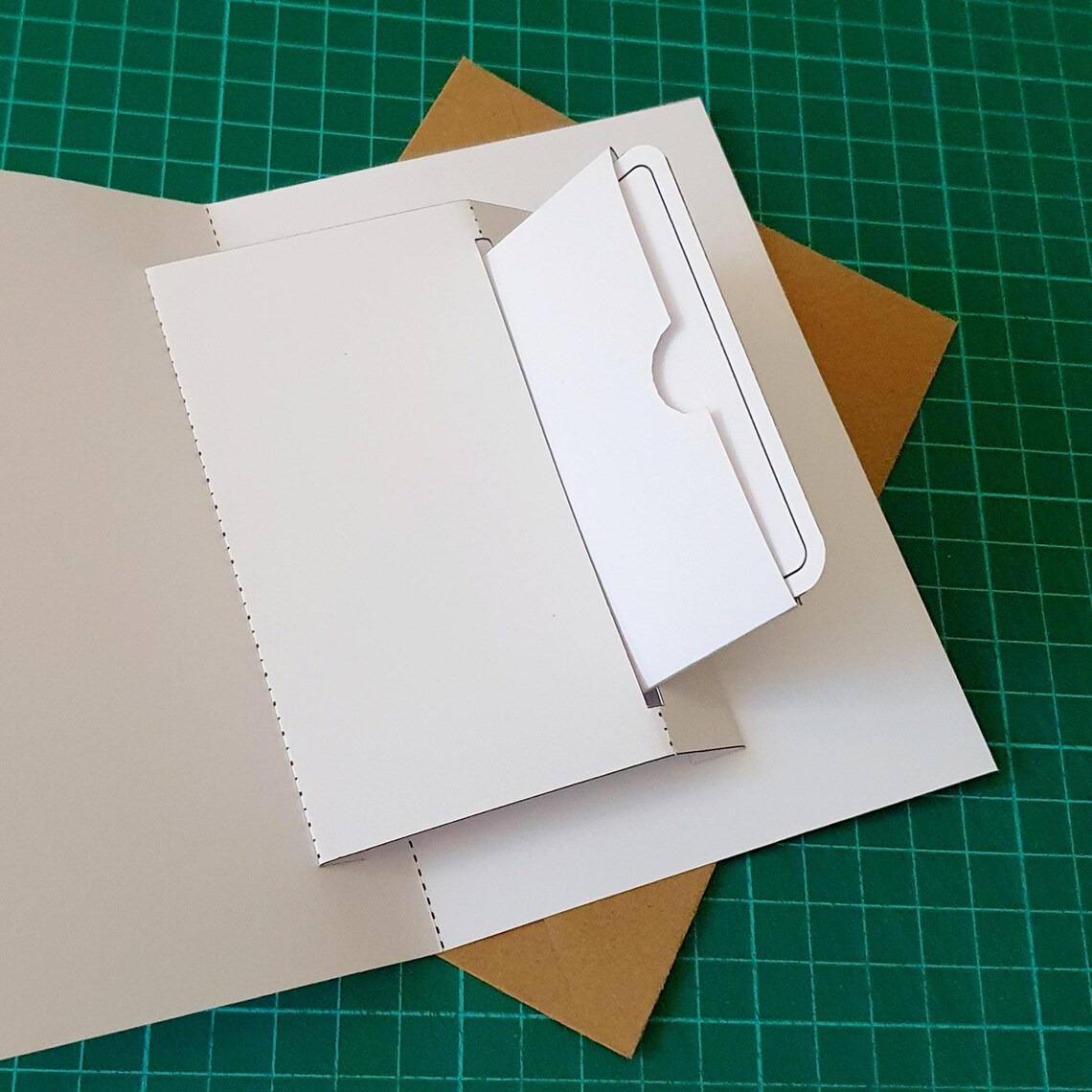 Pop-through Card Holder Mechanism - DIY Pop-up Card Template as Digital ...