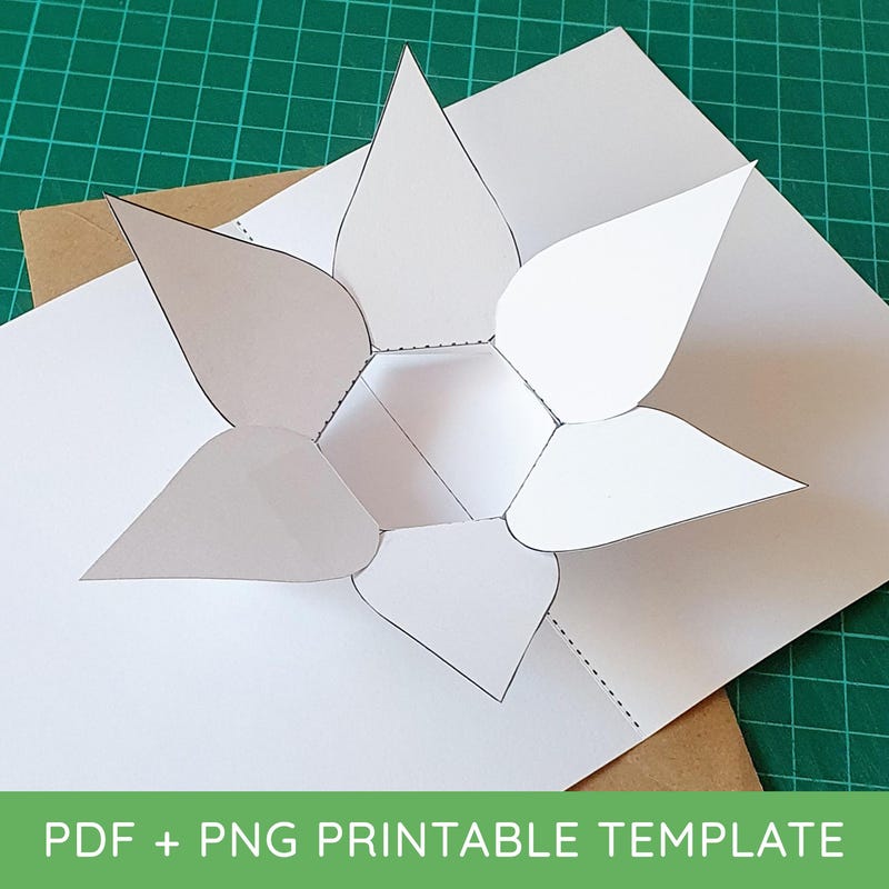 Pop up Book.template - Etsy