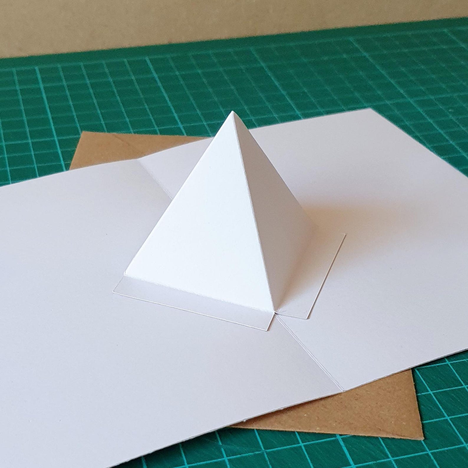 Pyramids Printable Pop-up Card - DIY Pop-up Card Template as Digital ...