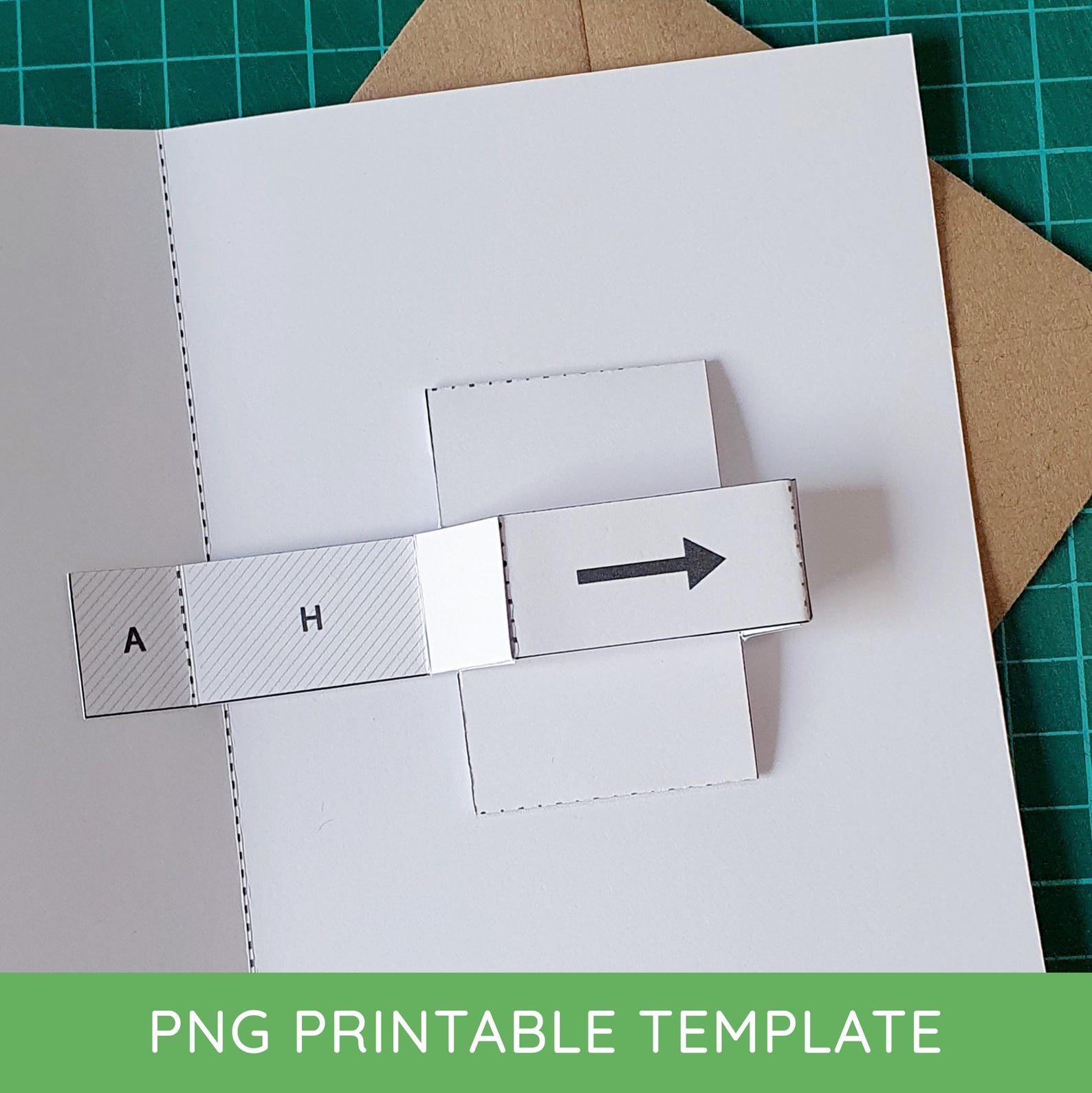 Inverse Movement Printable Pop-up Card Mechanism - DIY Pop-up Card ...